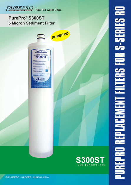PurePro S300ST – 5 Micron Sediment Filter – PurePro® USA Water Filter ...